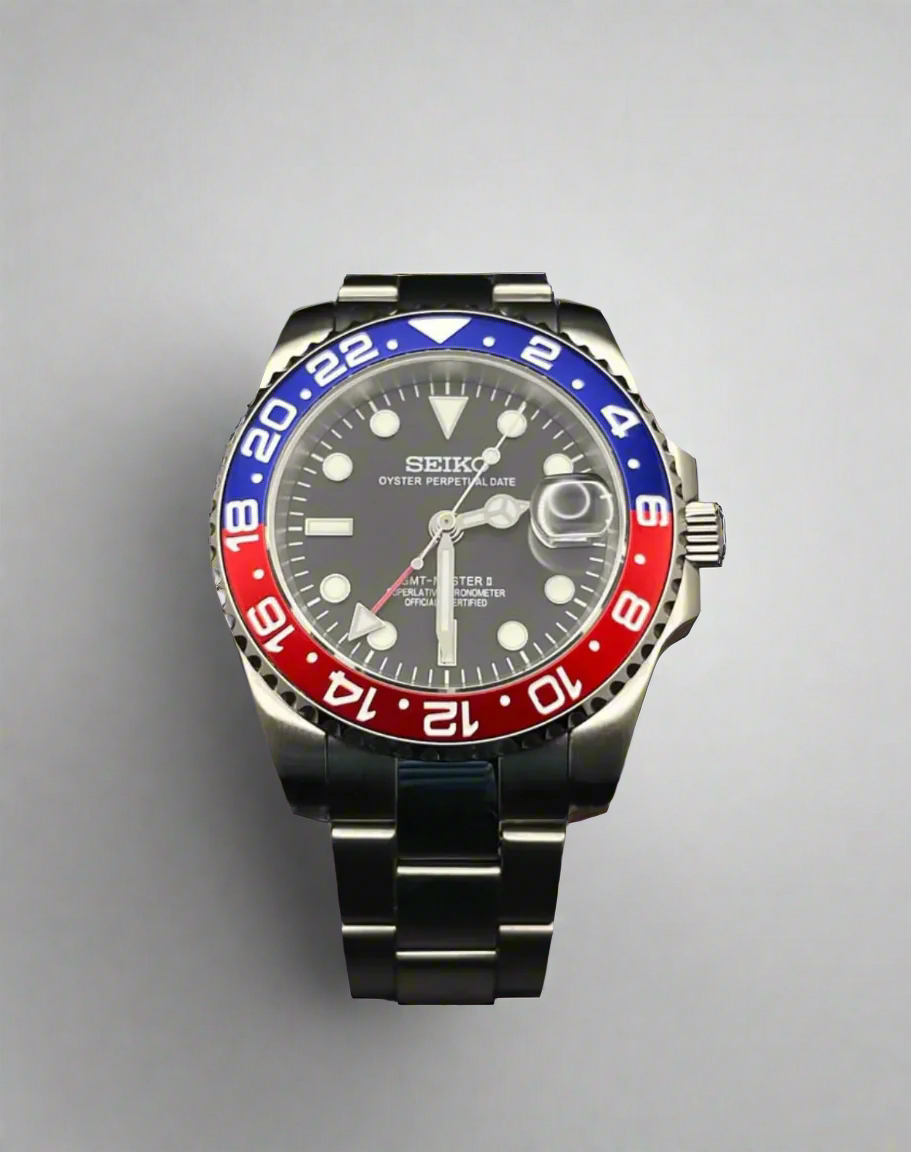 Pepsi GMT Seik Master II – Socks and Clocks Co.